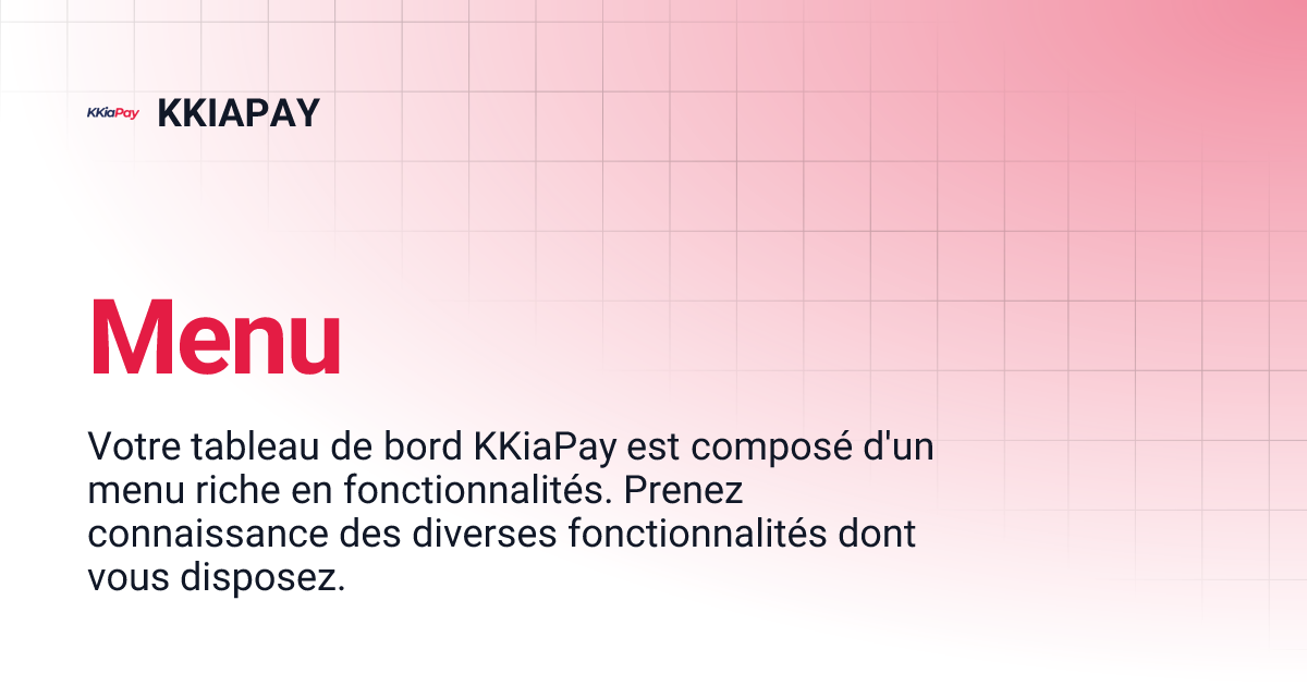 Menu | KKIAPAY
